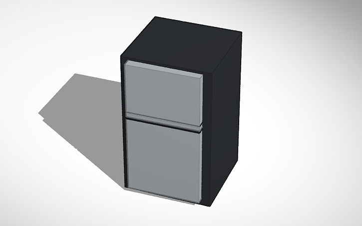 3D design ALemieuxP2 Mini Fridge - Tinkercad