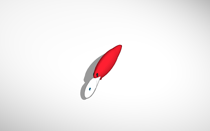 3D design Trolling Lure - Tinkercad