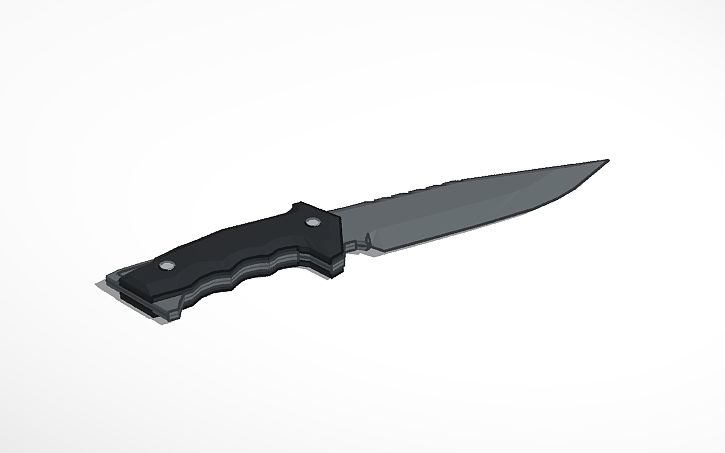 3D design Valorant Tactical Knife - Tinkercad