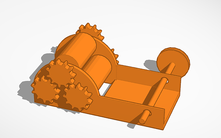 3D design Roller machine- 3D Design - Tinkercad