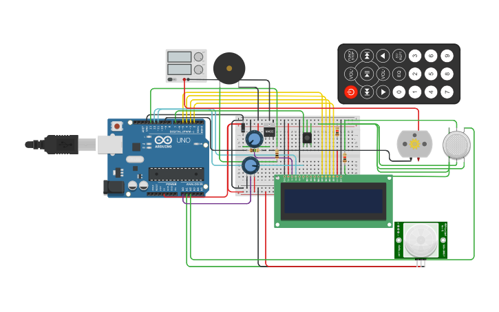 Circuit design IOT Project - Tinkercad
