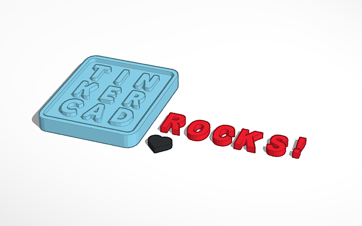 3D design tinkercad rocks - Tinkercad