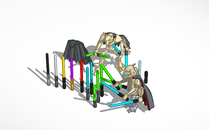 3D design General Grievous’ Collection - Tinkercad