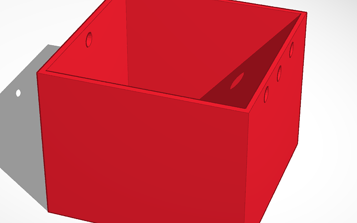 3D design Battery Box - Tinkercad