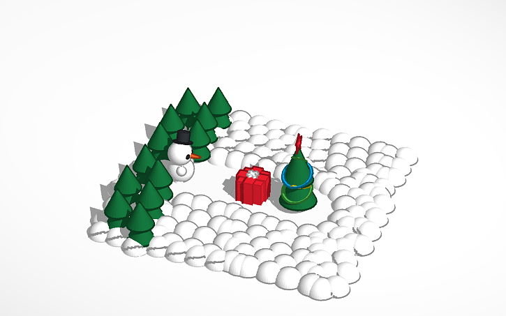 3D design Christmas - Tinkercad