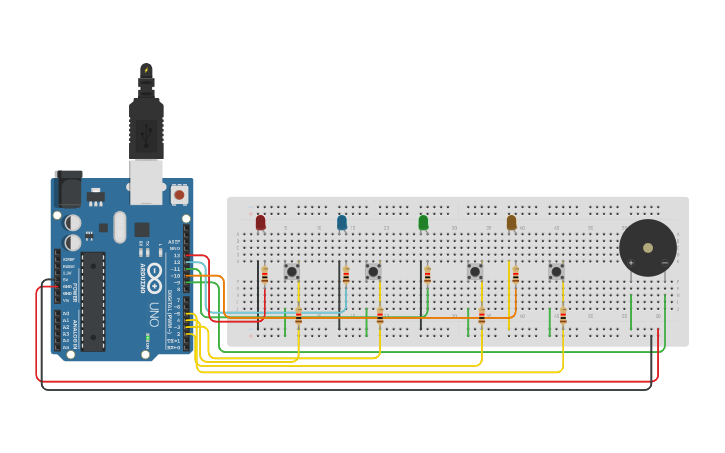 Circuit design LABORATORY #3 (TASK B) CERVO - Tinkercad