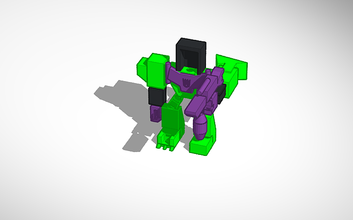 3D design transformers: G1 Devastator put together - Tinkercad