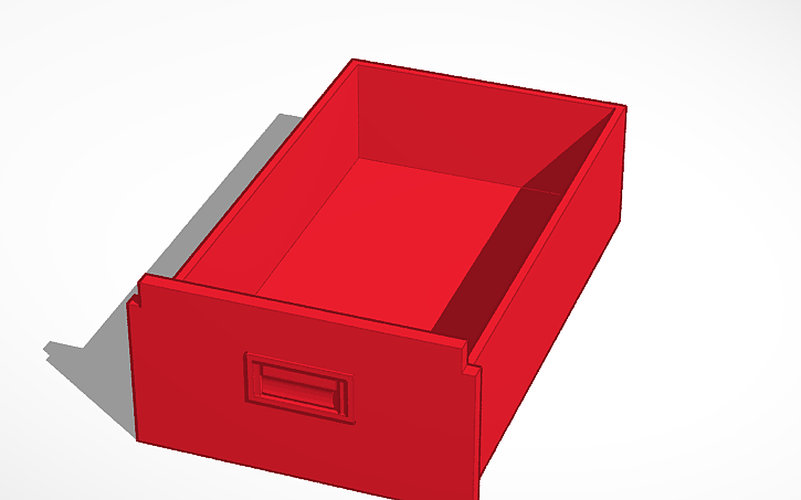 3D design rcrun drawer - Tinkercad