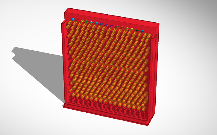 3D design Pachinko - Tinkercad