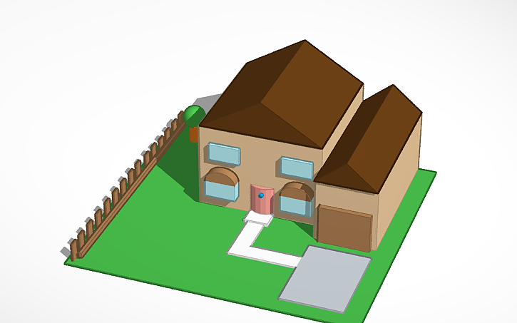 3D design casa - Tinkercad