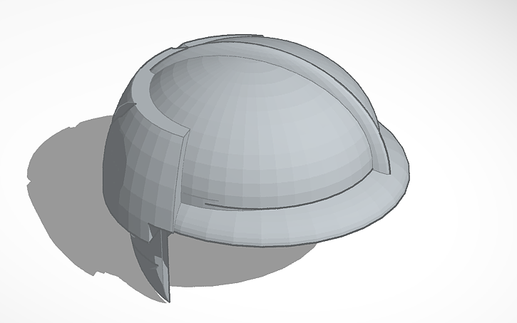 3D design BF1 Arditi Helmet for LEGO - Tinkercad