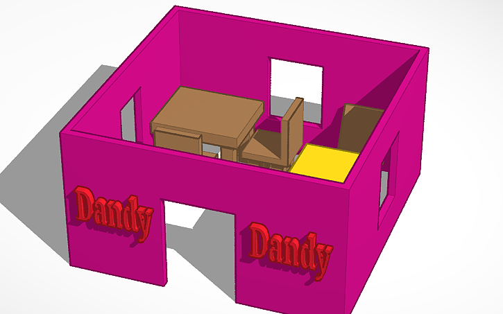 3D design Dandy house - Tinkercad