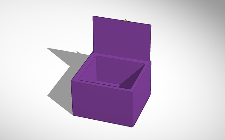 3D design Jewellery Box - Tinkercad