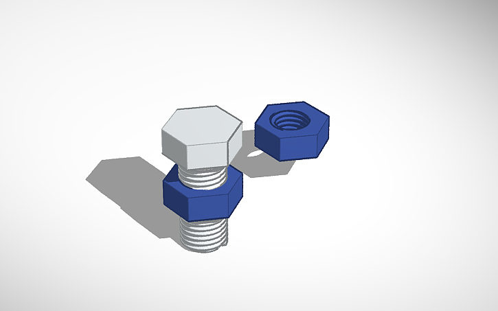 3D design Construir tornillos - Tinkercad
