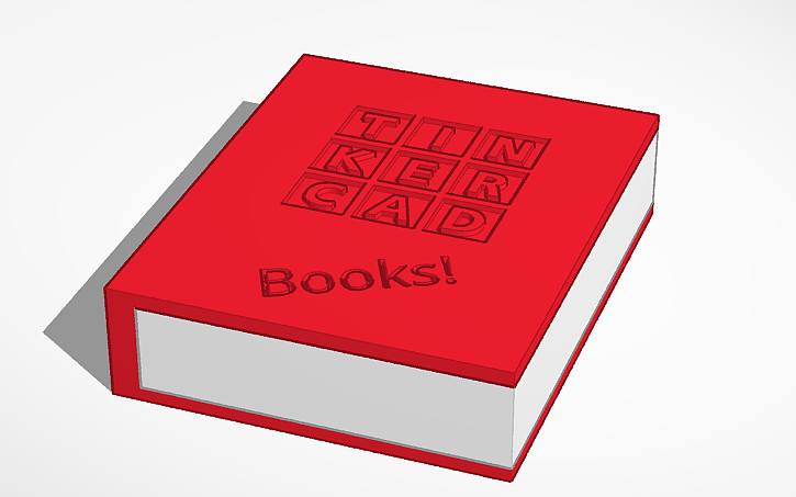 3D design Tinkerbooks! - Tinkercad