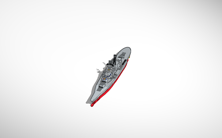 3D design RKFS Thunderer BB 32 Defender Class - Tinkercad