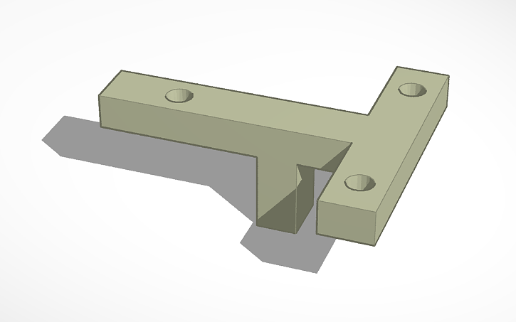 3D design Basler ace 1/4'' Adapter Slim - Tinkercad