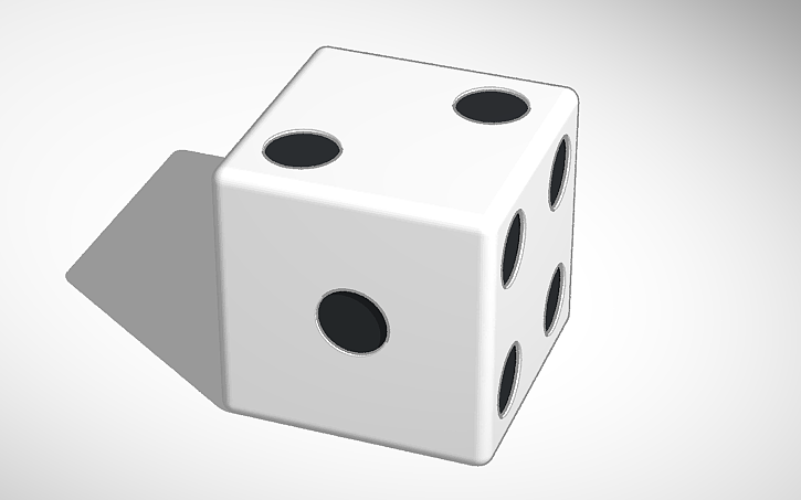 3D design Dado - Tinkercad