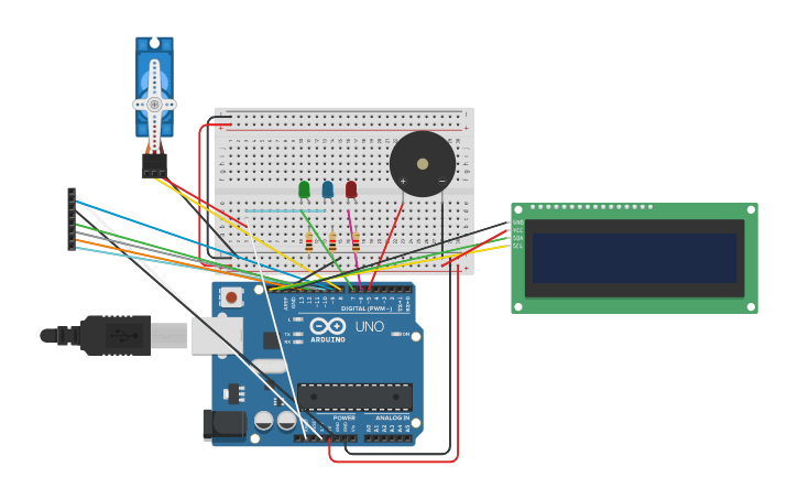 Circuit design RFID - Tinkercad