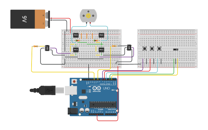 Circuit design Project Lab6-B6625382 - Tinkercad