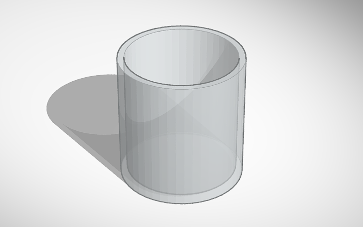 3D design Glass - Tinkercad