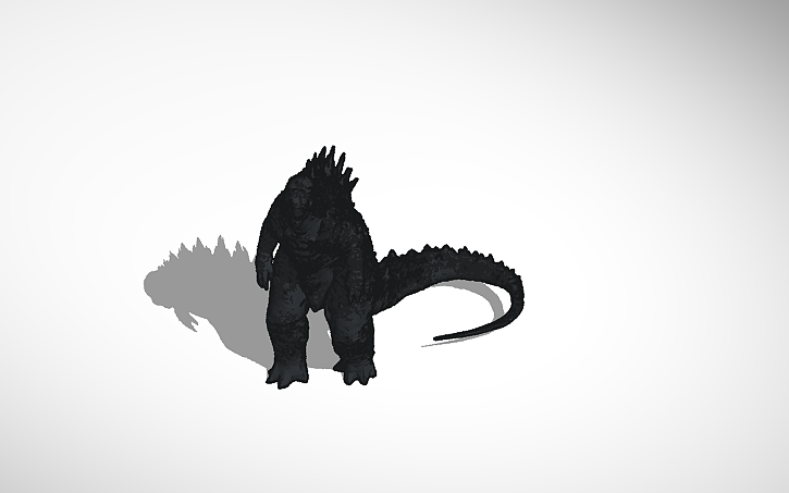 3D design Godzilla - Tinkercad