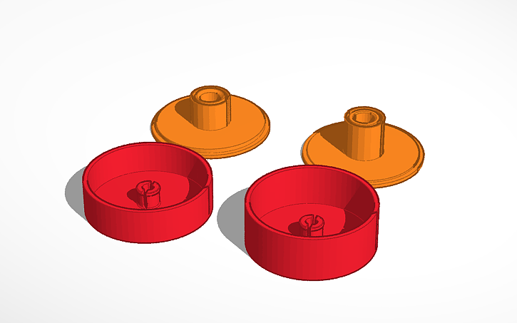 3D design Fabric tape winder - Tinkercad