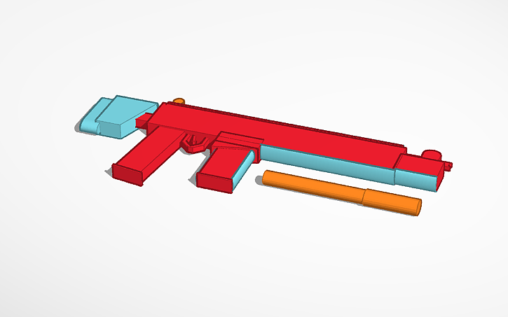 3D design Enforcer AR (Fortnite) - Tinkercad