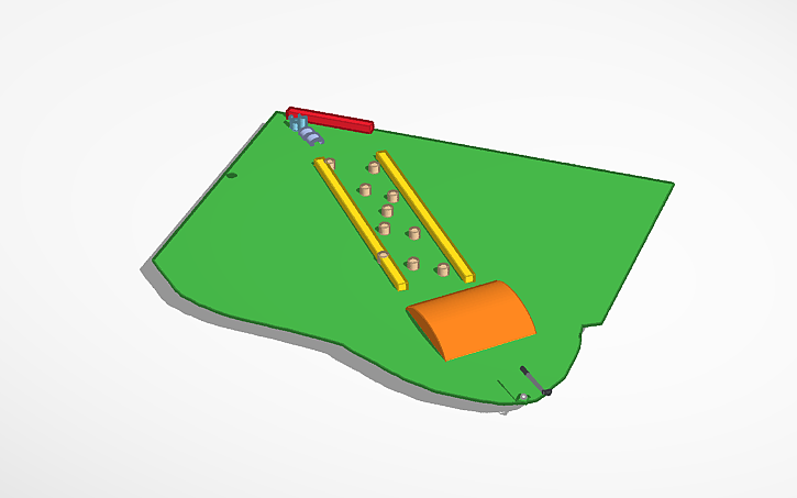 3D design Golf course obstacle coarse - Tinkercad