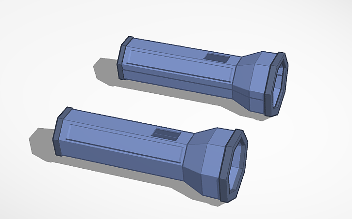 3D design Printable Doors Flashlight - Tinkercad