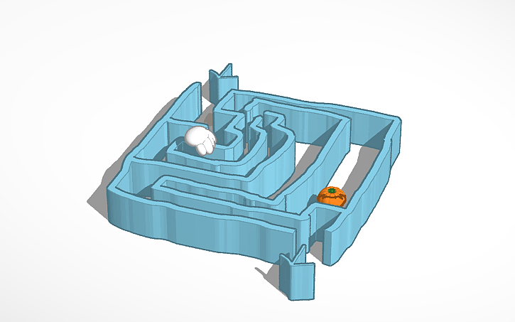 3D design лабиринт - Tinkercad