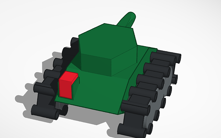 3D design Mini Tank - Tinkercad