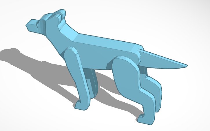 3D design Dog - Tinkercad