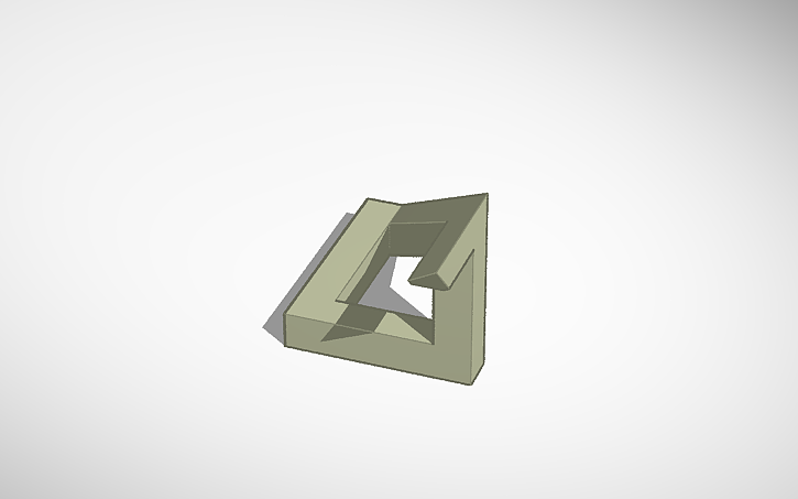 3D design Triangle - Tinkercad