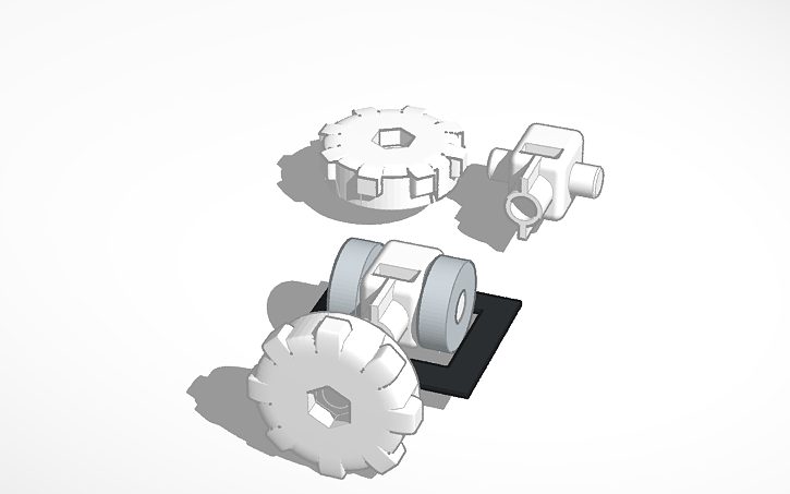 3D design T-Track - M6 Locking Trolly Assembly - Tinkercad