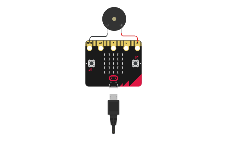Circuit design Melody with Microbit [block code] - Tinkercad