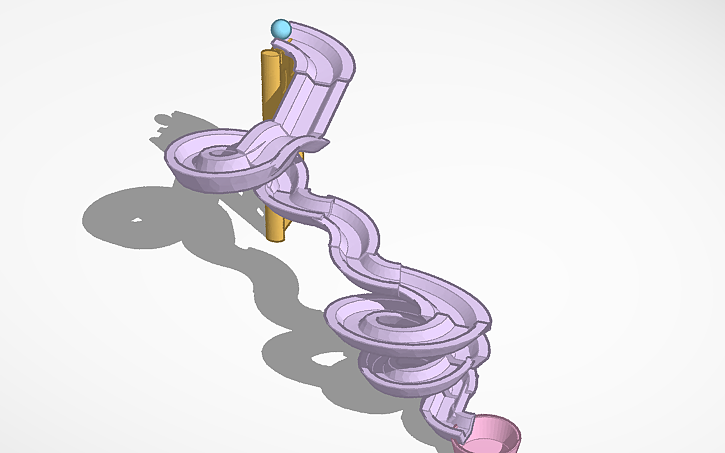 3D design Gravity Challenge Slide Design - Tinkercad