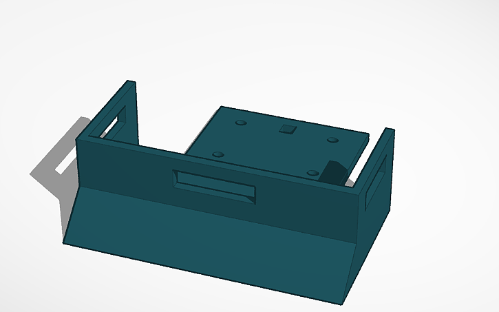 3D design Chasis del robot sumo - Tinkercad