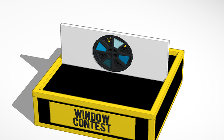 3D design Window Contest Entry - Stained Glass Rose Window - Tinkercad