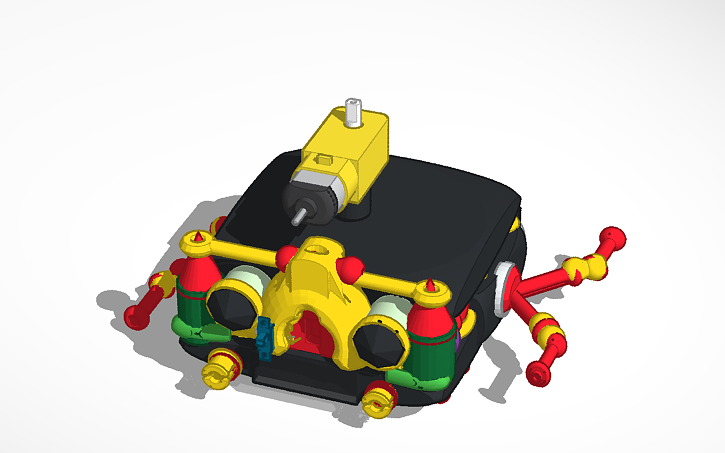 3D design Alien House/Alien Spaceship - Tinkercad