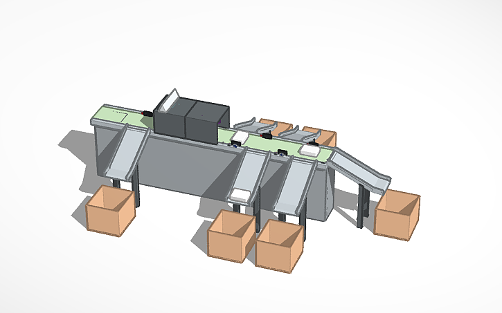 3D design Conveyor belt - Tinkercad