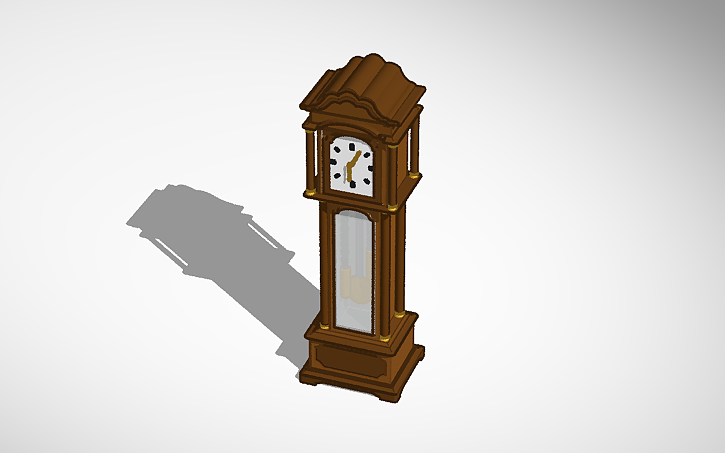 3D design Stranger Things Grandfather clock - Tinkercad