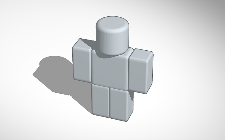 3D design blocky avatar - Tinkercad