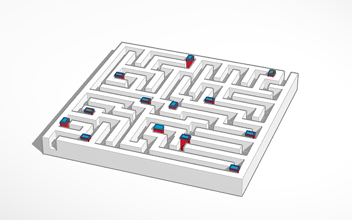 3D design LABERINTO - Tinkercad
