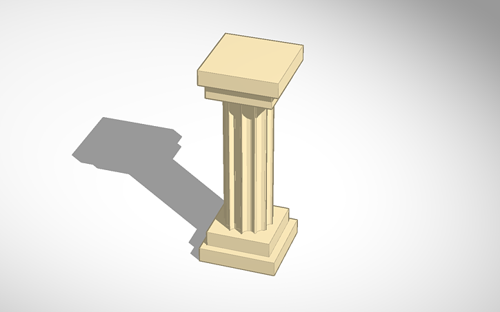3D design Collum - Tinkercad