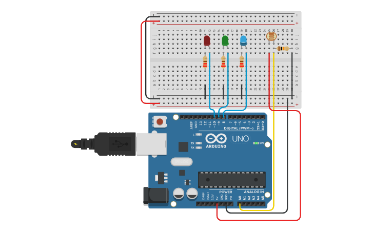 Circuit design Practical #1 - Tinkercad