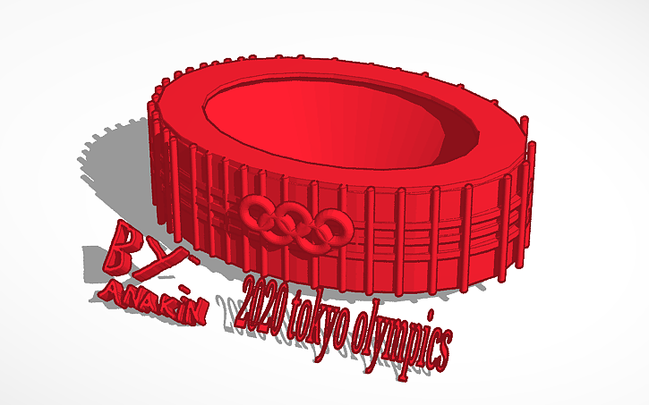 3D design Copy of 2020 olympic stadium - Tinkercad