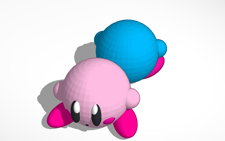 3D design Kirby And Kirbette - Tinkercad