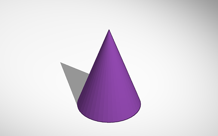 3D design Cone - Tinkercad