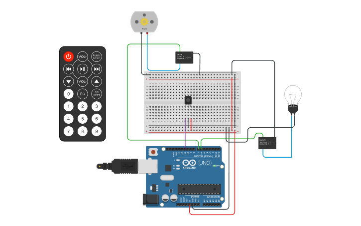 Circuit design Smart Switch - Tinkercad